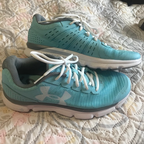 Under Armour | Shoes | Blue Under Armour Tennis Shoes | Poshmark
